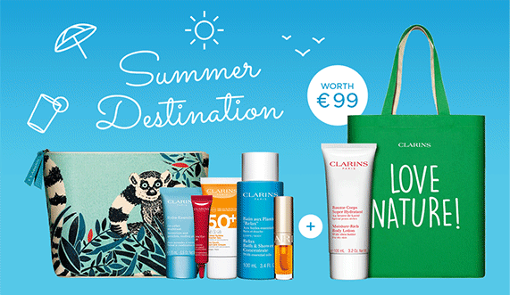The Clarins Spa Face & Body Care: - Clarins